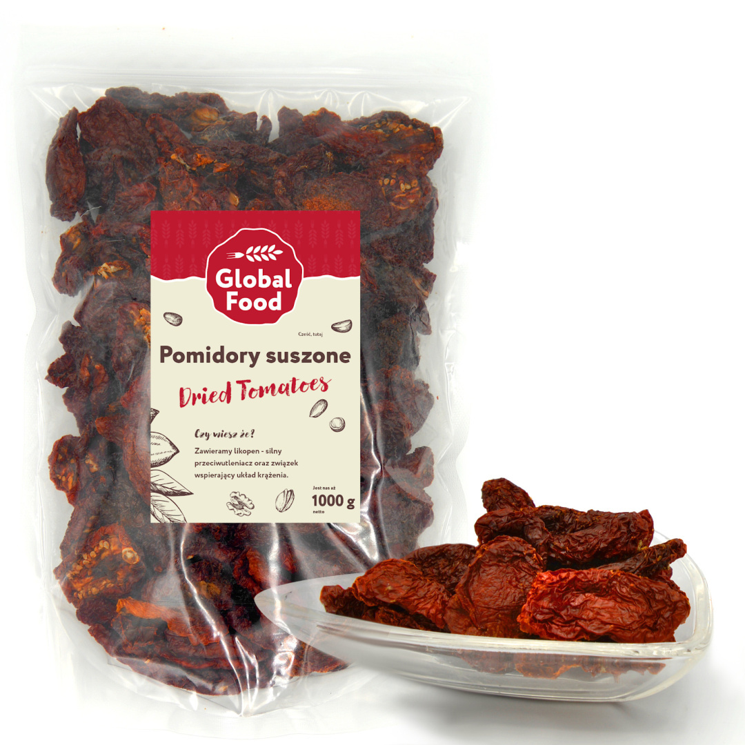 POMIDORY SUSZONE NA SŁOŃCU 1KG - Global Food
